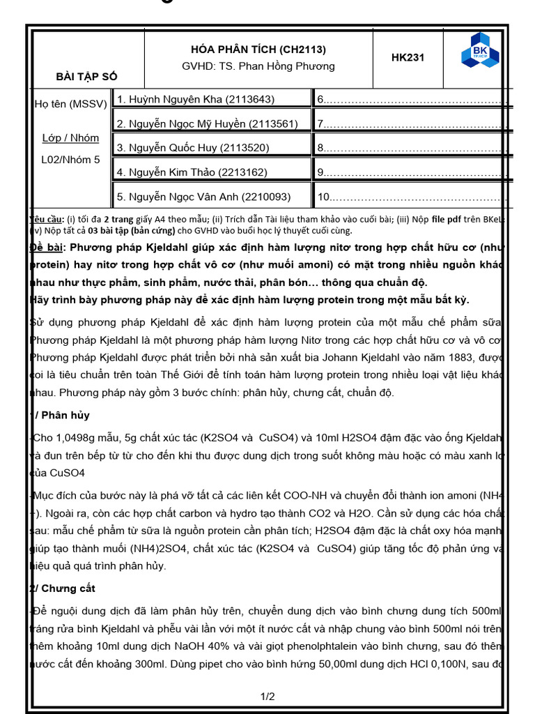 Bài Tập Lớn 03 - L02 - Nhóm 5 | PDF