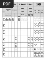 Time Table 2025-26-1 | PDF