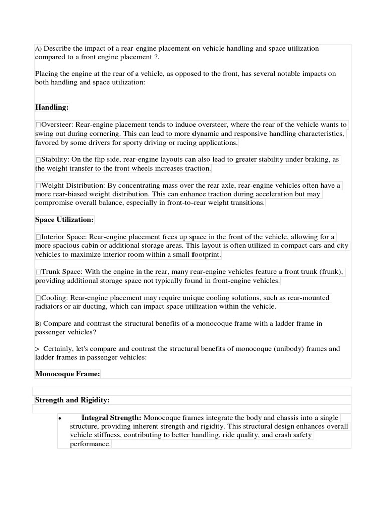 Assignment 2 | PDF | Steering | Automotive Industry