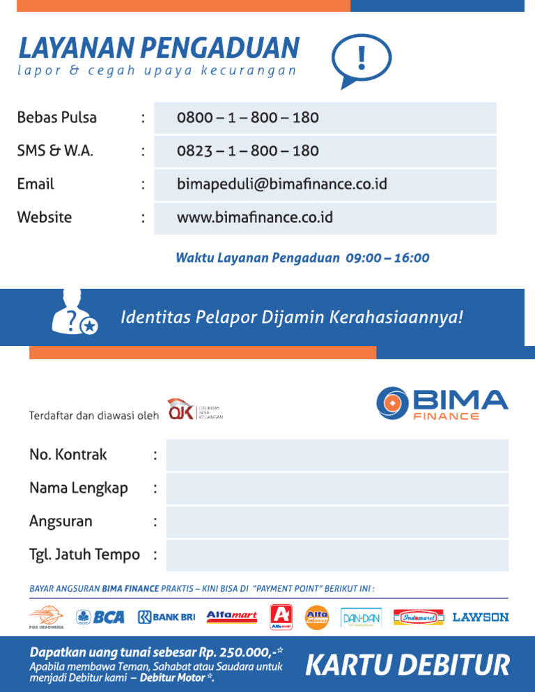 Kartu Debitur | PDF