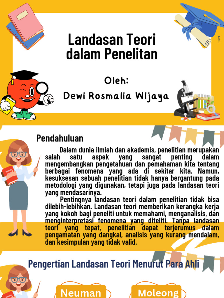 Landasan Teori Dalam Penelitian | PDF