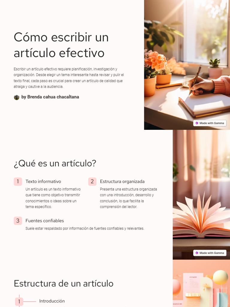Como Escribir Un Articulo Efectivo | Descargar gratis PDF ...