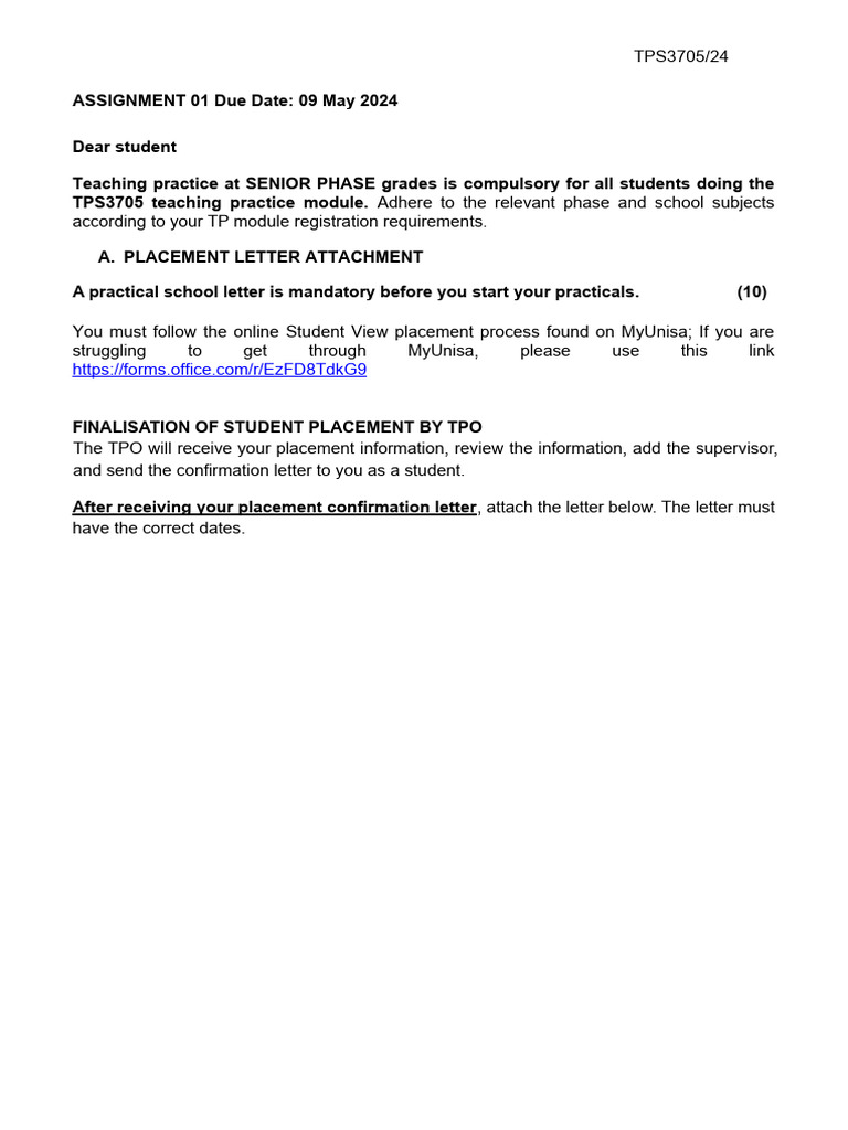 Assignment 01 2024 Pdf Teaching Method Learning