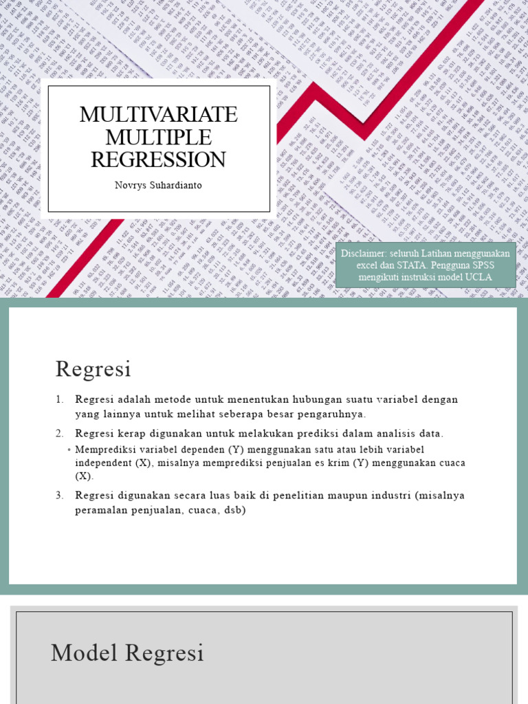 12 MV Multiple Regression | PDF
