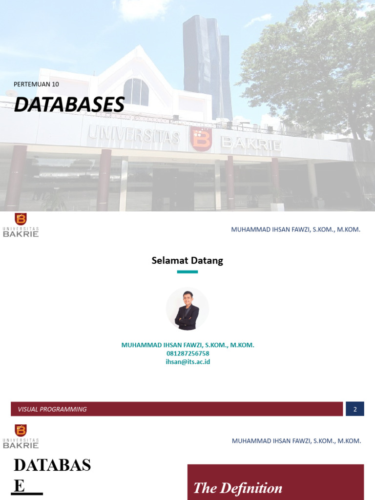 Pertemuan 10 | PDF | Databases | Relational Database