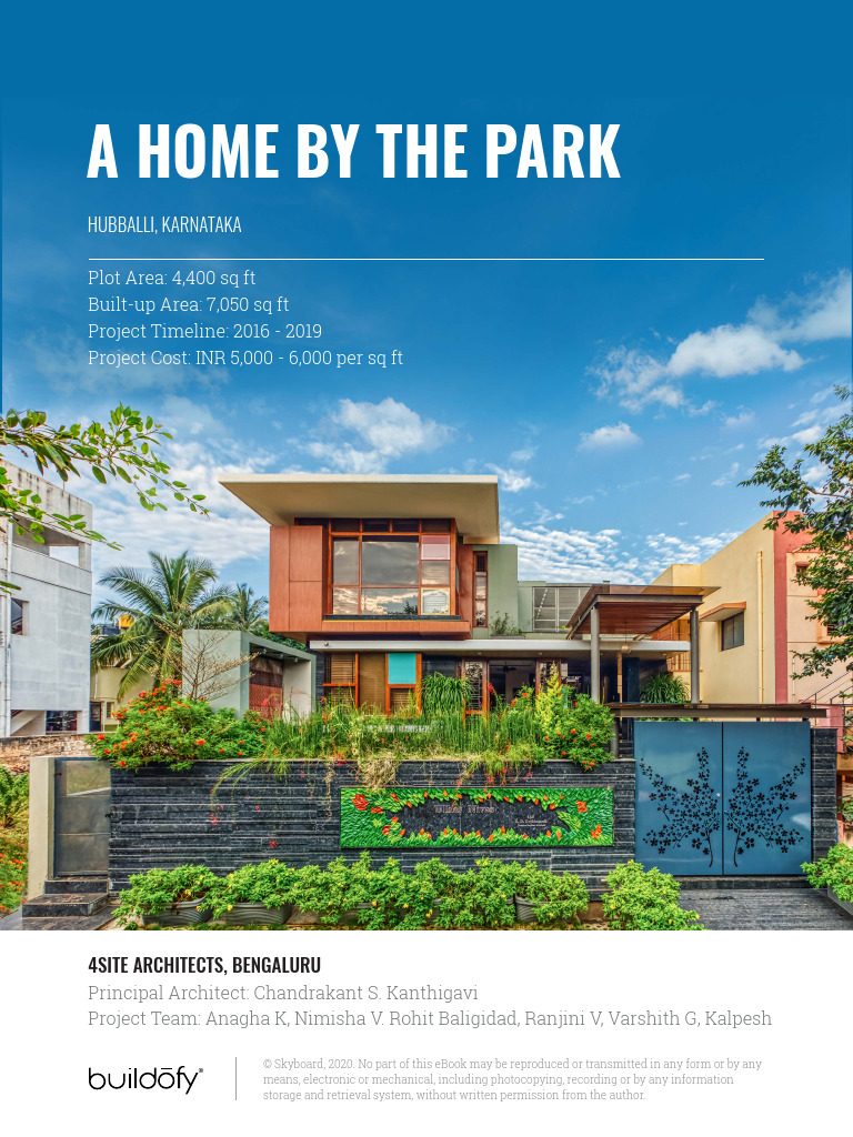 A Home by The Park | PDF | Gardens | Architectural Design