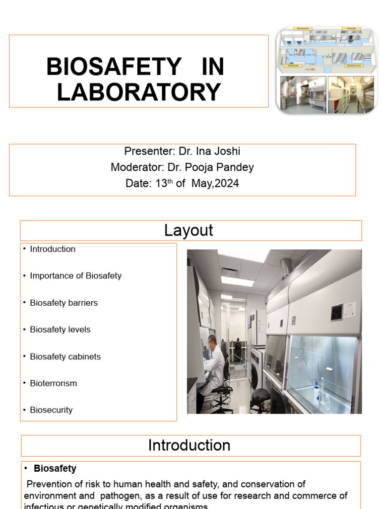 Biosafety in Laboratory | Download Free PDF | Personal Protective Equipment | Medical Specialties