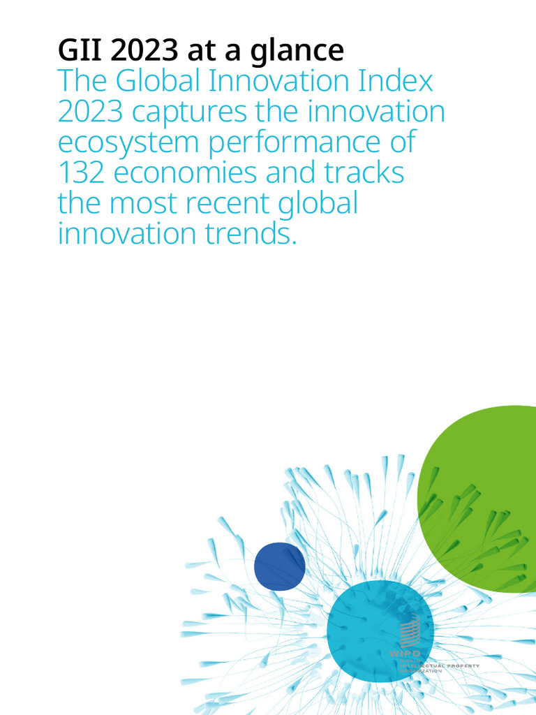 Wipo Pub 2000 2023 Glance Global Innovation Index 2023 | PDF | Research And Development | Asia