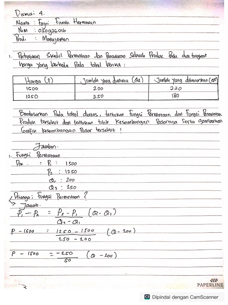 Diskusi 4 MTK Ekonomi | PDF