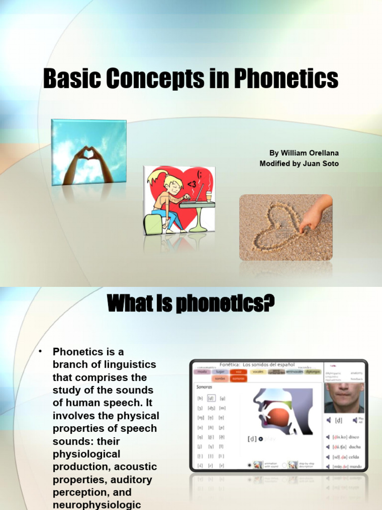 Basic Concepts Phonetics Phonology | PDF | Phoneme | Phonology