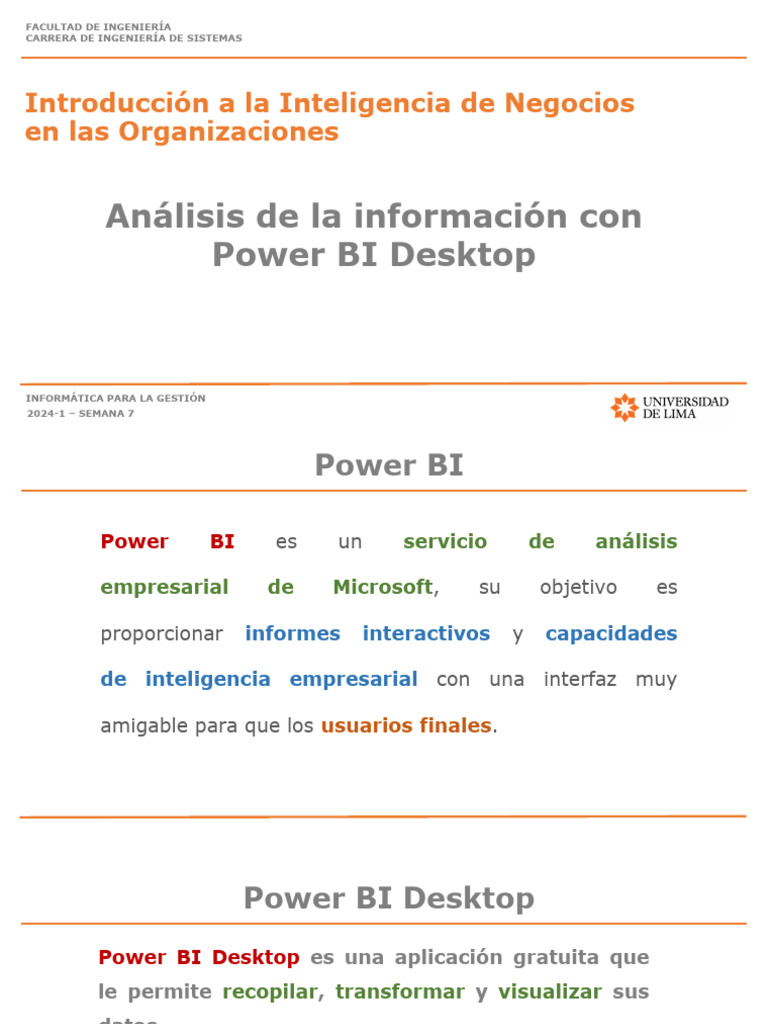 Análisis de Datos con Power BI 2024 | PDF | Inteligencia de negocios ...