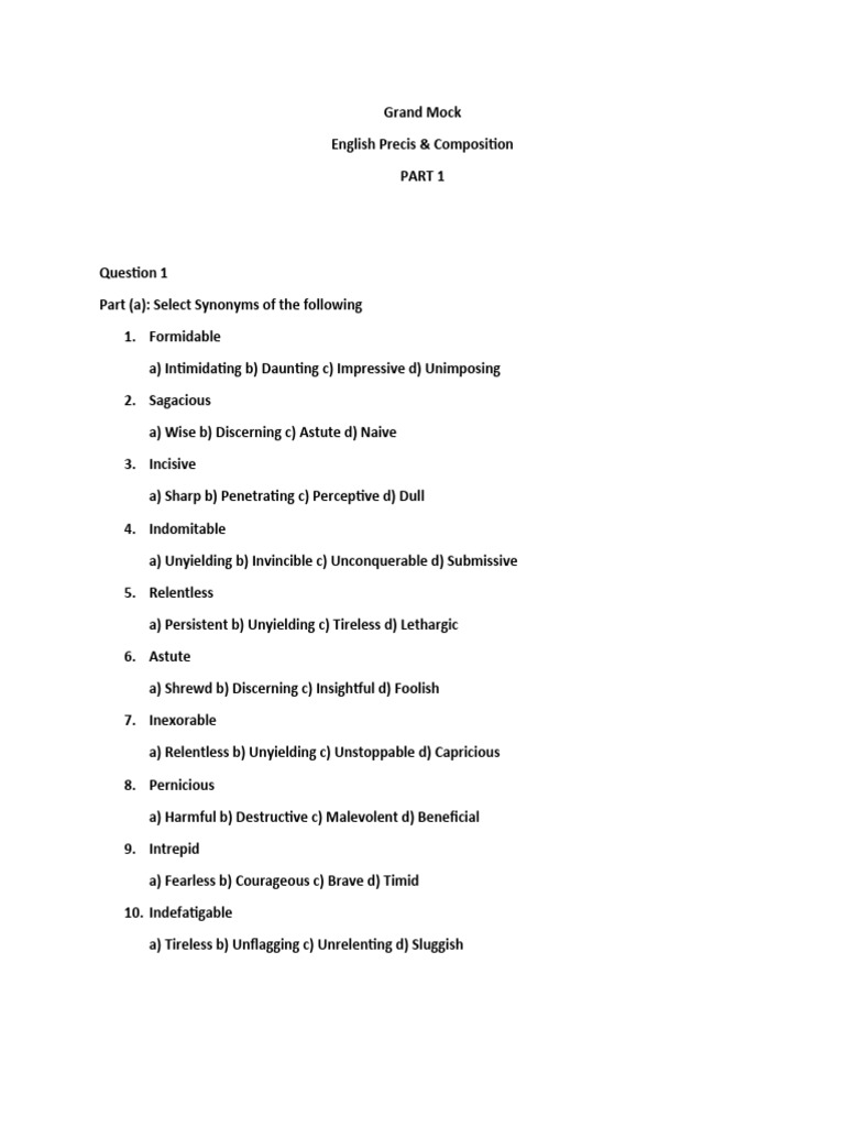 Grand Mock 3 | PDF | Taliban