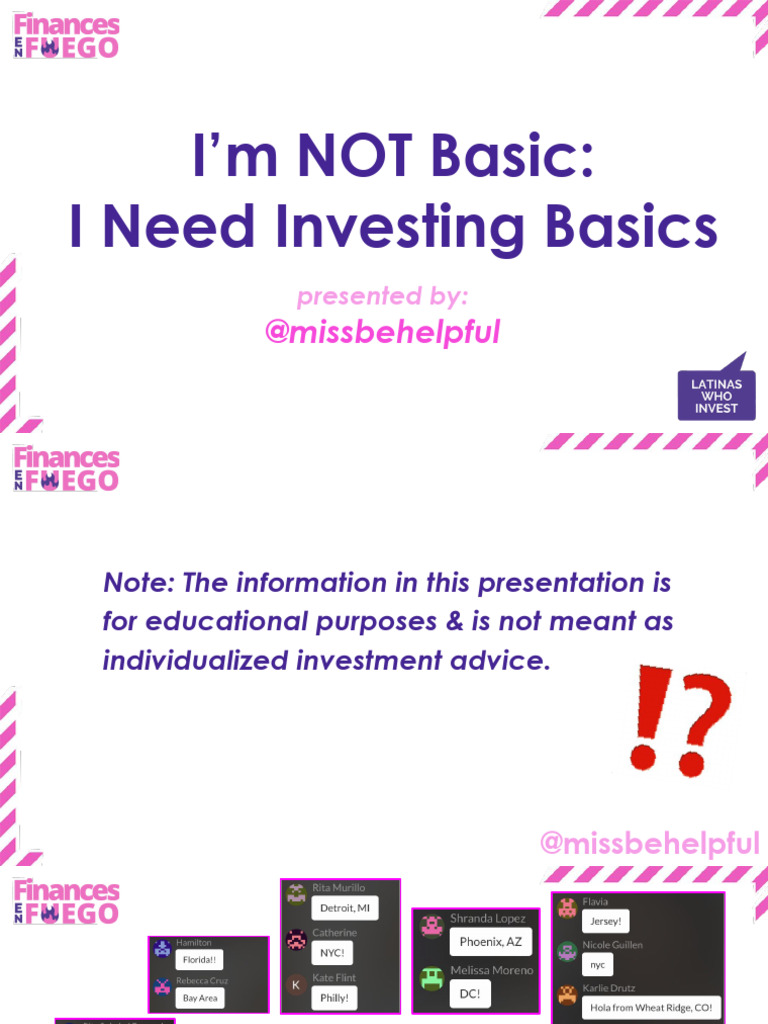 Investing Basics (Slides) | PDF | 401(K) | The Vanguard Group