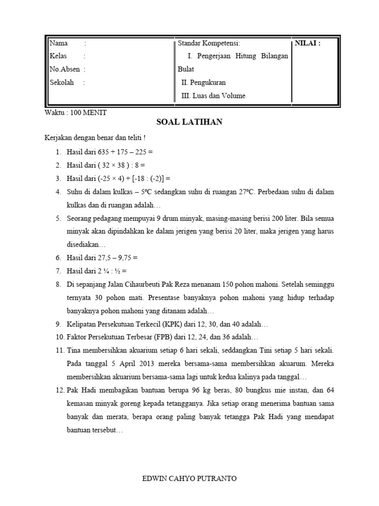 Latihan 3 Revisi Ecp | PDF
