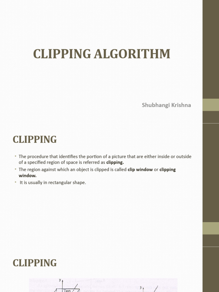 UNIT 2 Clipping Algorithm | Download Free PDF | Algorithms | Algorithms ... UNIT 2 Clipping Algorithm | Download Free PDF | Algorithms | Algorithms ...