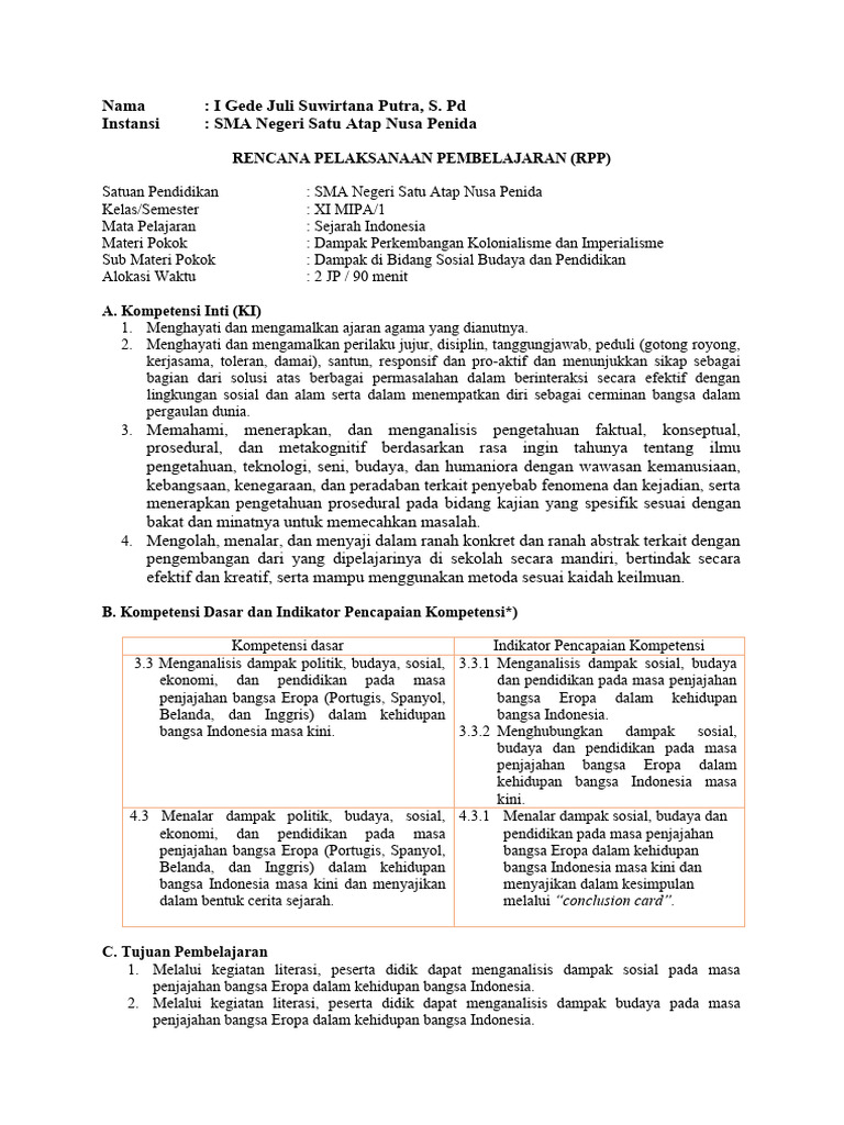 RPP Pembelajaran Berdiferensiasi | PDF | Karier & Perkembangan