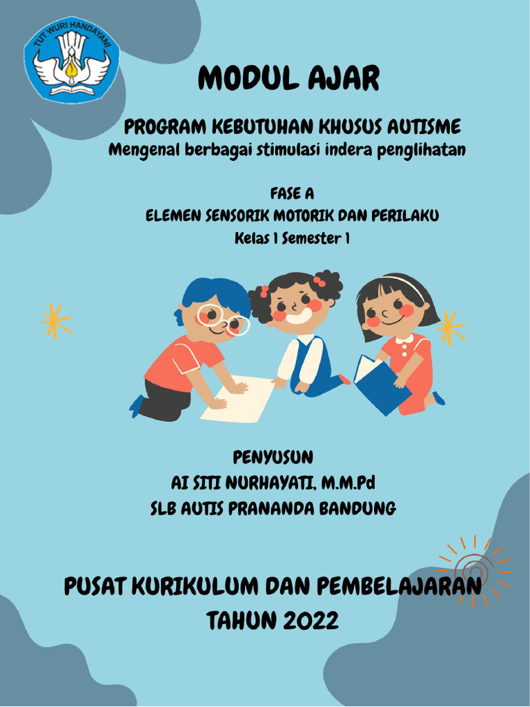 Modul Ajar Progsus Dengan Autisme - Mengenal Berbagai Stimulasi Indera ...