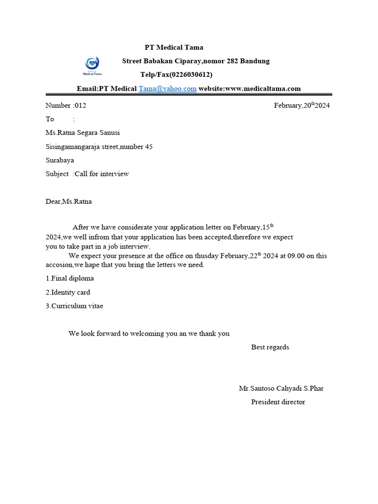 Surat Interview | PDF