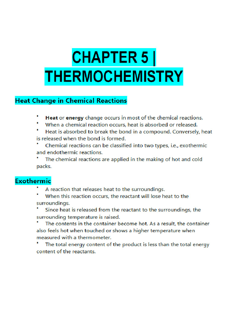 Form 3 Chapter 5 Notes | PDF