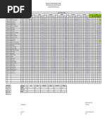 Contoh Format Rekap Kehadiran Siswa | PDF