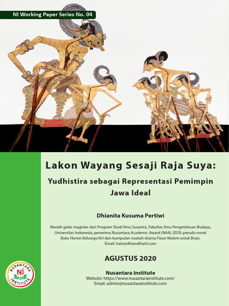 Lakon Wayang Sesaji Raja Suya | PDF | Agama & Spiritualitas