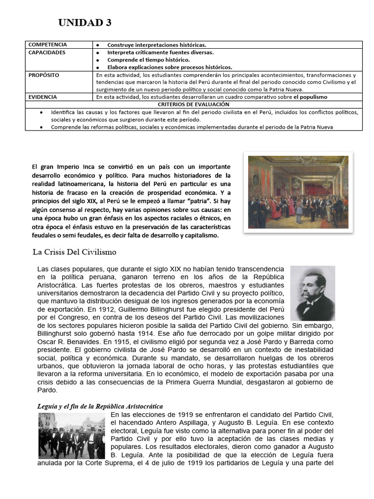 Ficha de Actividad CCSS 5° - Semana 1 | PDF