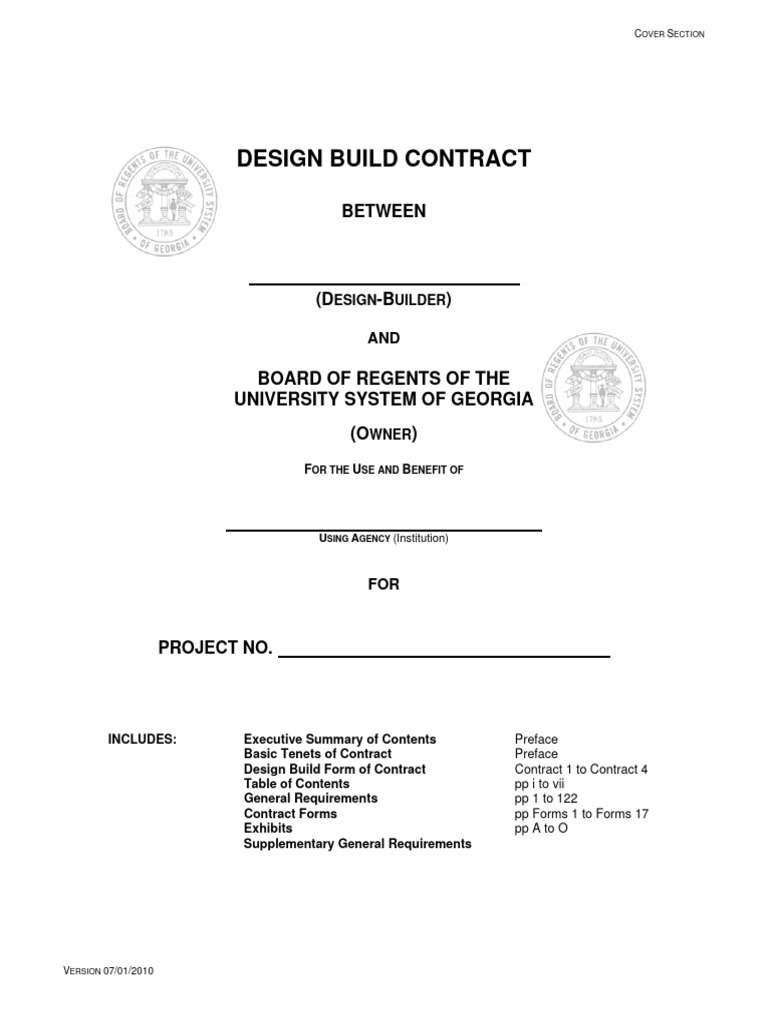 DB Contract Template 7-1-2010 | Download Free PDF | Indemnity | General ...
