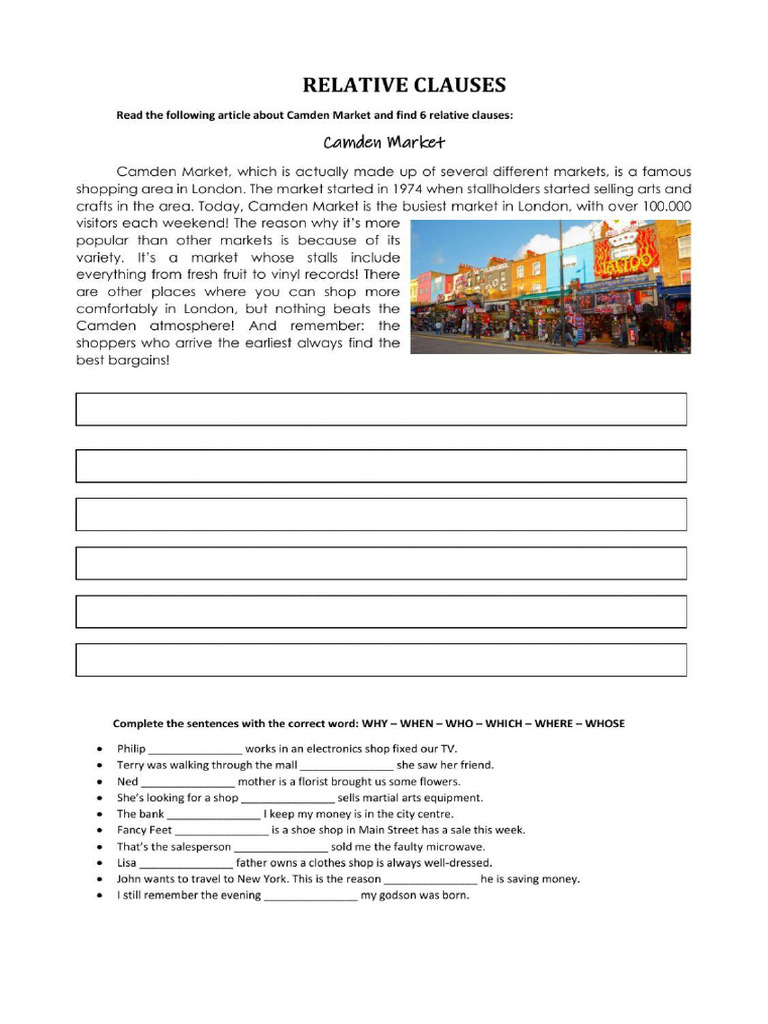 Relative Clauses | PDF