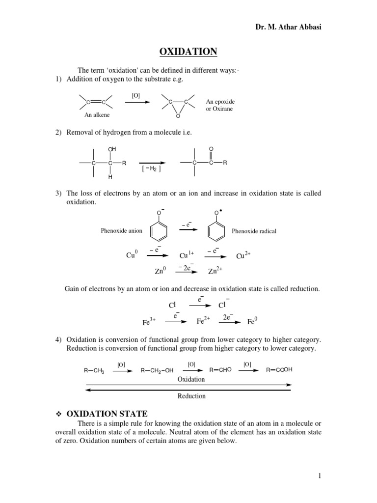 Oxidation Mechanisms of Aromatic Alkanes | PDF | Alkene | Redox