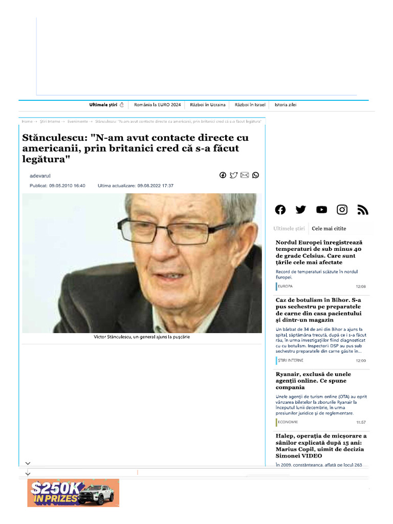 Stanculescu - Gaddafi 1989 | PDF