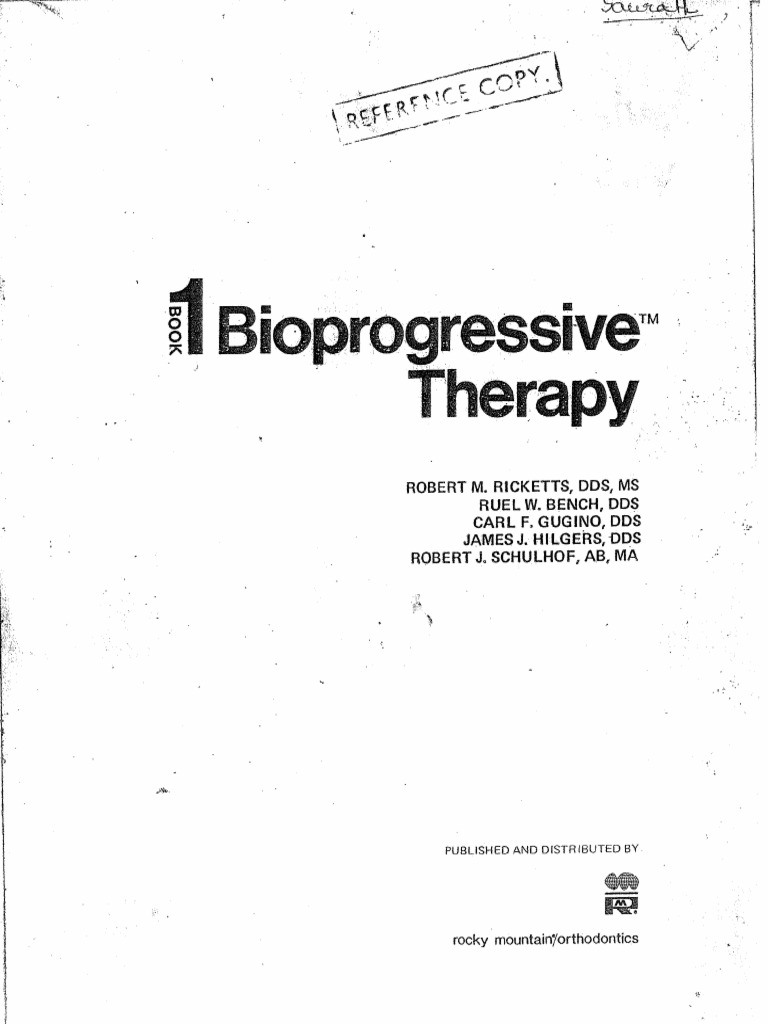 Bioprogressive Therapy | PDF