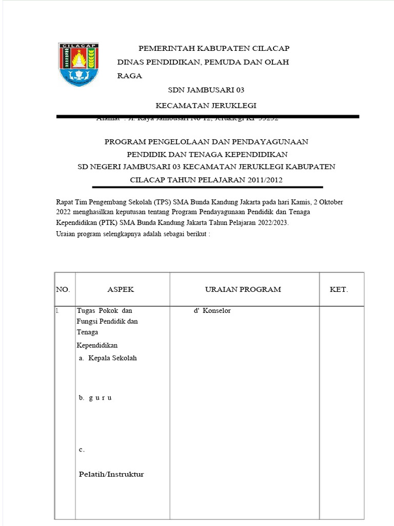 Dokumen - Tips - Program Pendayagunaan Pendidik Dan Tenaga Kependidikan | PDF