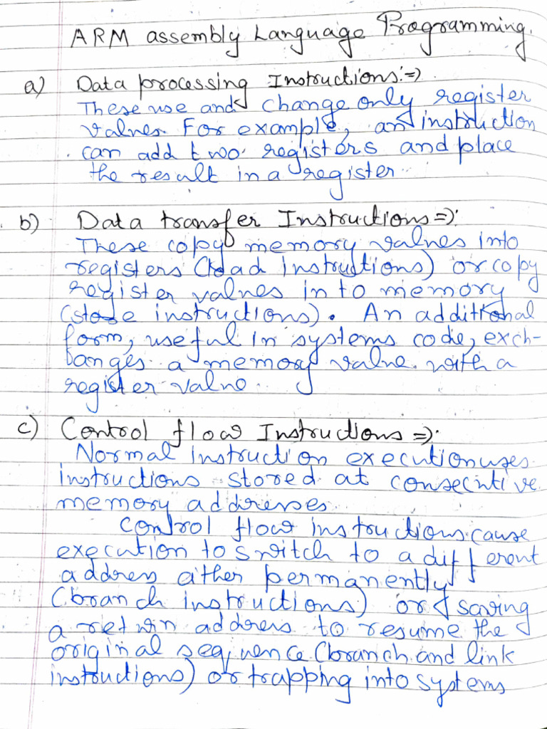 ARM Notes2 | PDF