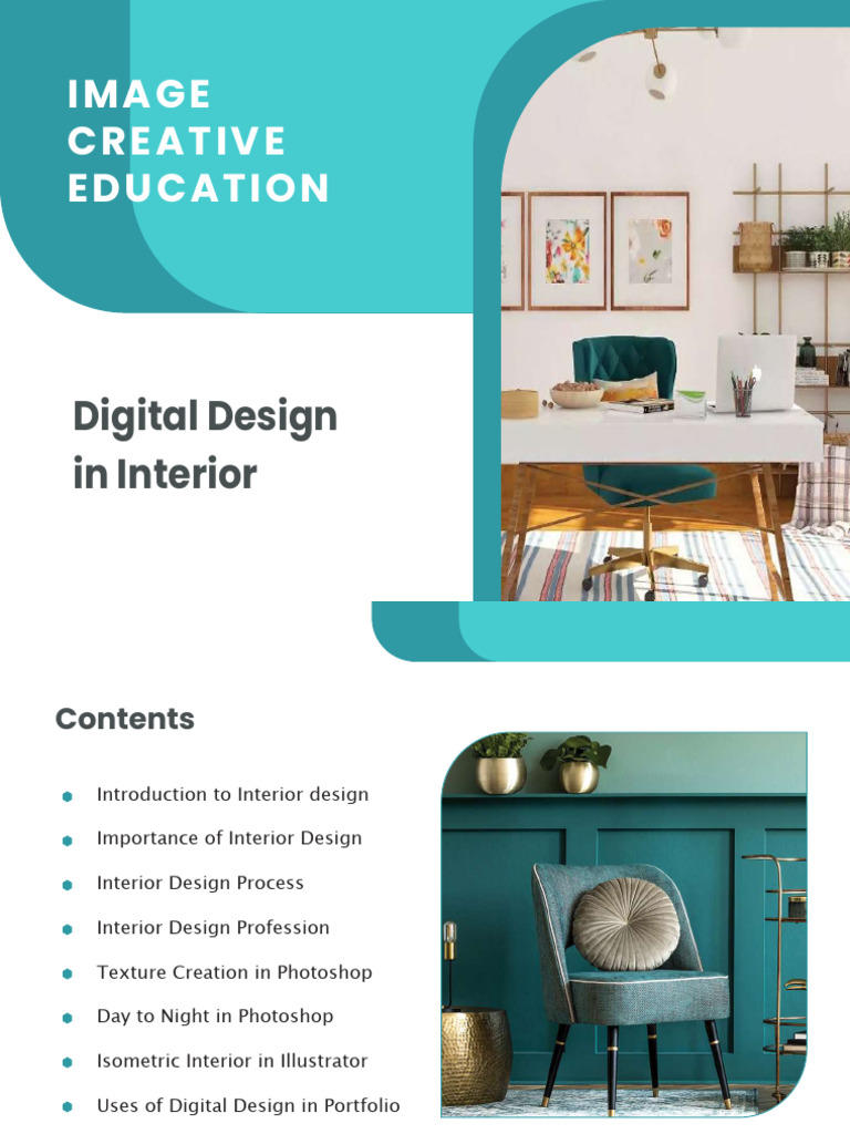Digital Design in Interior | PDF | Interior Design | Shadow