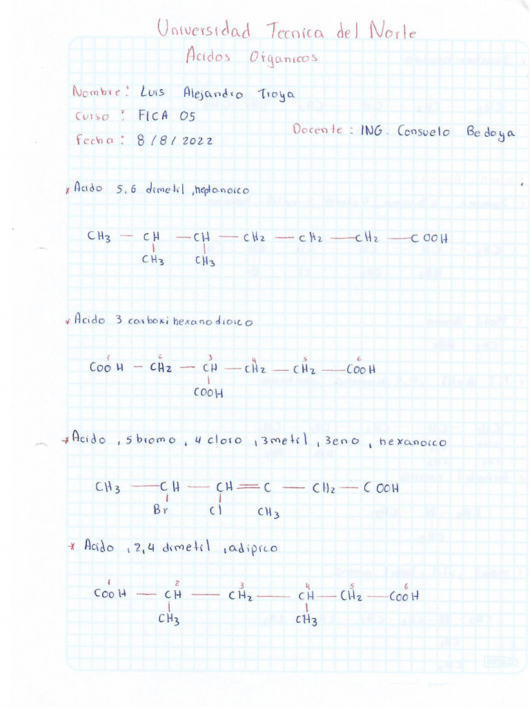 Àcidos Organicos, Aminas, Amidas, Biomoleculas | PDF
