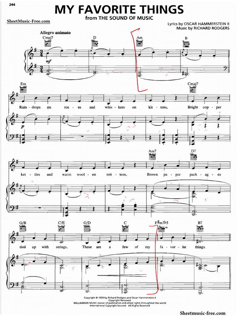 My - Favorite - Things Sheet Music | PDF