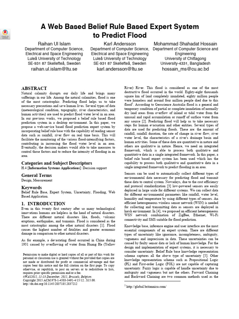 A Web Based Belief Rule Based Expert System | PDF | Web Service | Soap