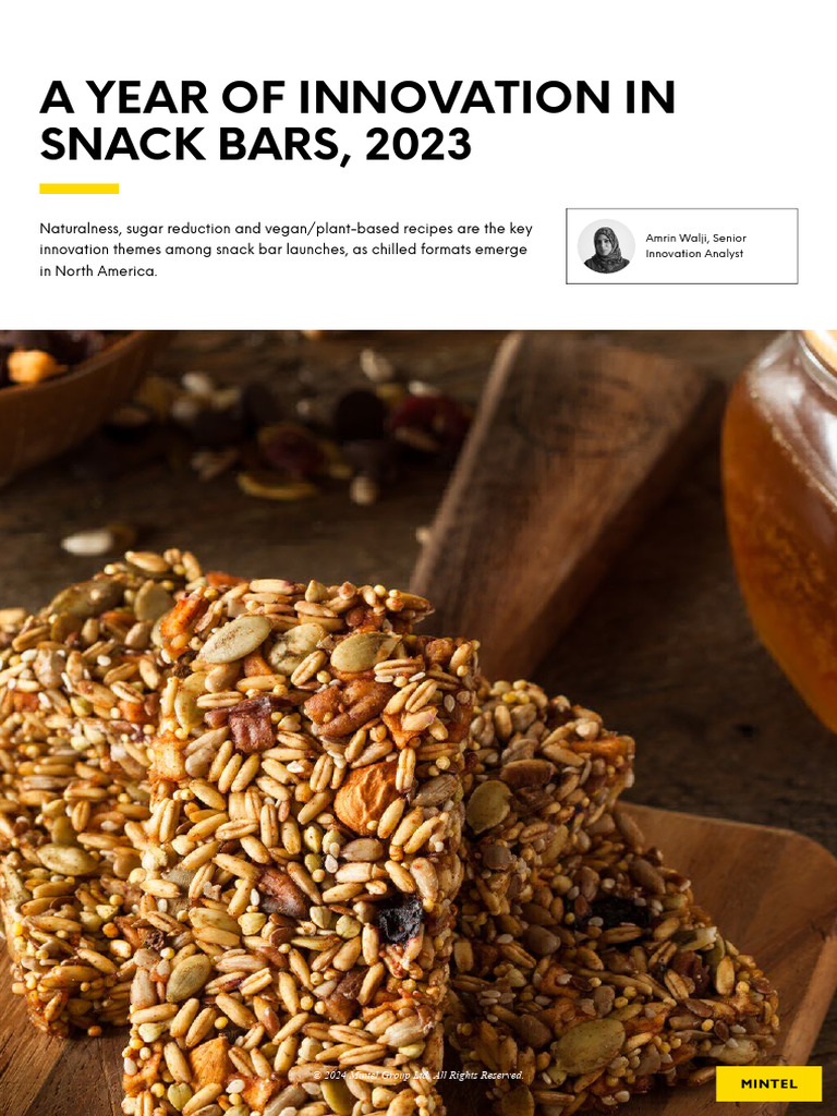 2023 Snack Bar Innovation Trends | PDF | Gluten Free Diet | Brand