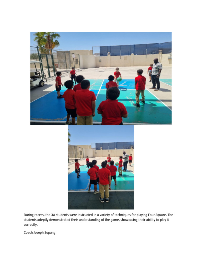 Four Square Skills for 3A Students | PDF | Sports & Recreation