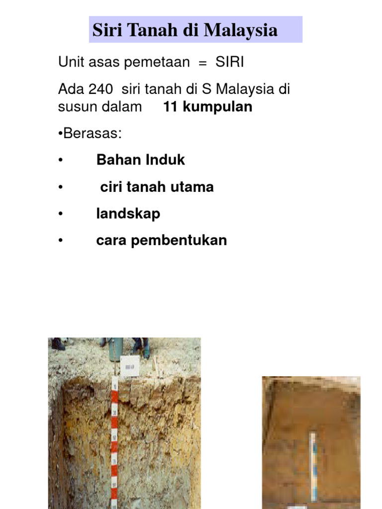 Jenis Tanah Di Malaysia Dan Ciri Cirinya Pdf Sains Matematika