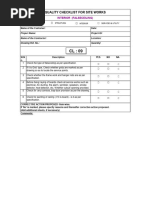 Interior Quality Control Checklist | PDF