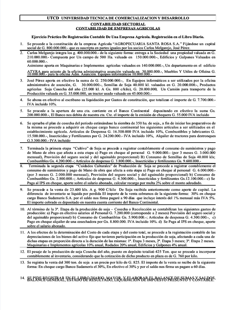 PDF Ejerc Cont Agricola Resuelto Compress | PDF