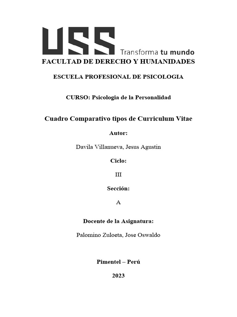 Davila Villanueva Pa1 PSCP | PDF | Sicología | Sexología
