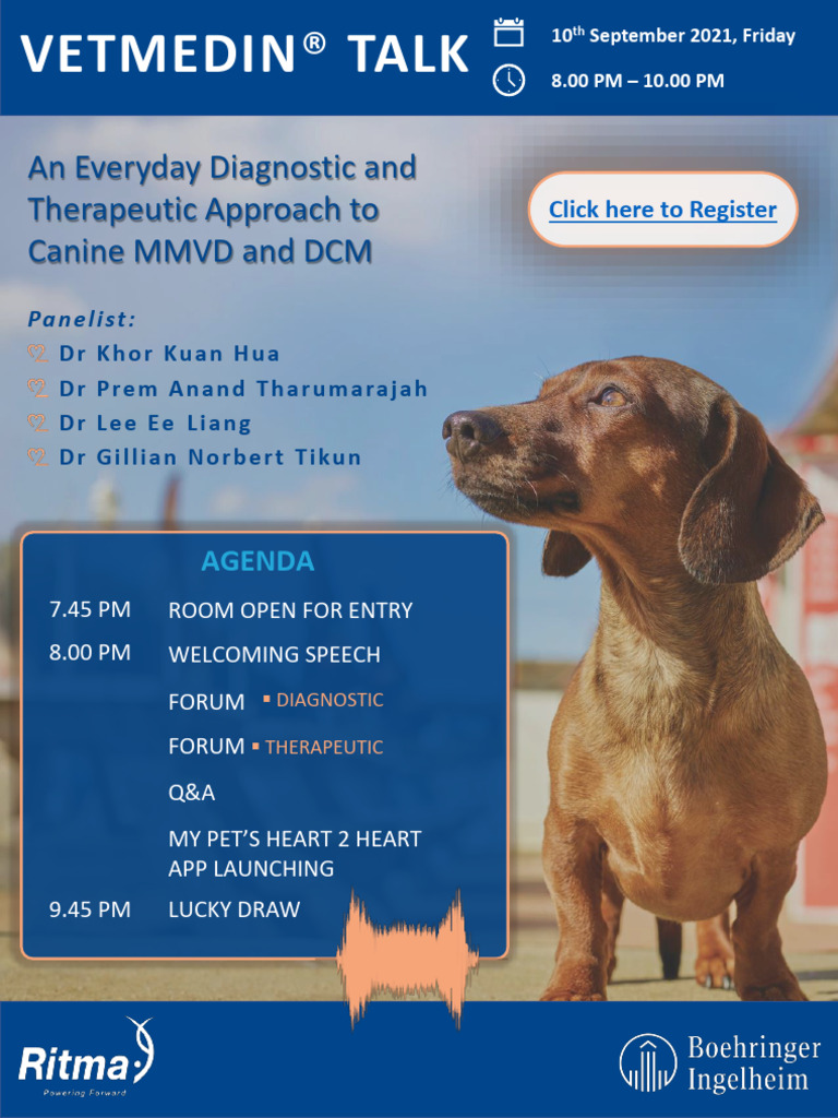 Vetmedin Talk Invitation | PDF | Wellness