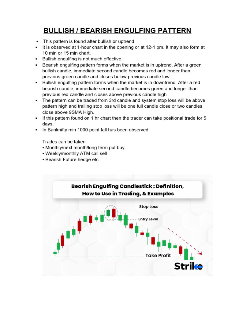 Bullish-Bearish Engulfing | PDF | Market Trend | Financial Markets