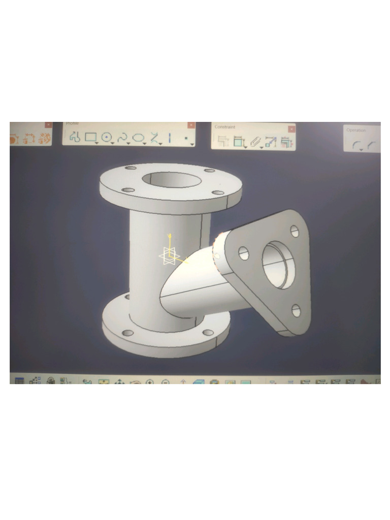 Triangular Pipe Joint 3D | PDF