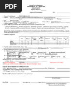 DOLE Rule 1020 Registration Form | PDF | Machines | Energy And Resource