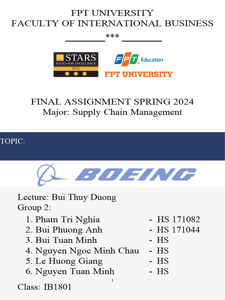 Final SCM | PDF | Supply Chain | Interest