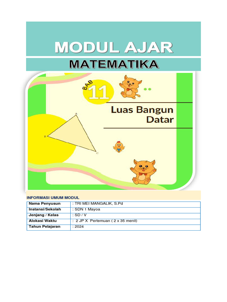 Modul Ajar Kelas 5 Revisi | PDF
