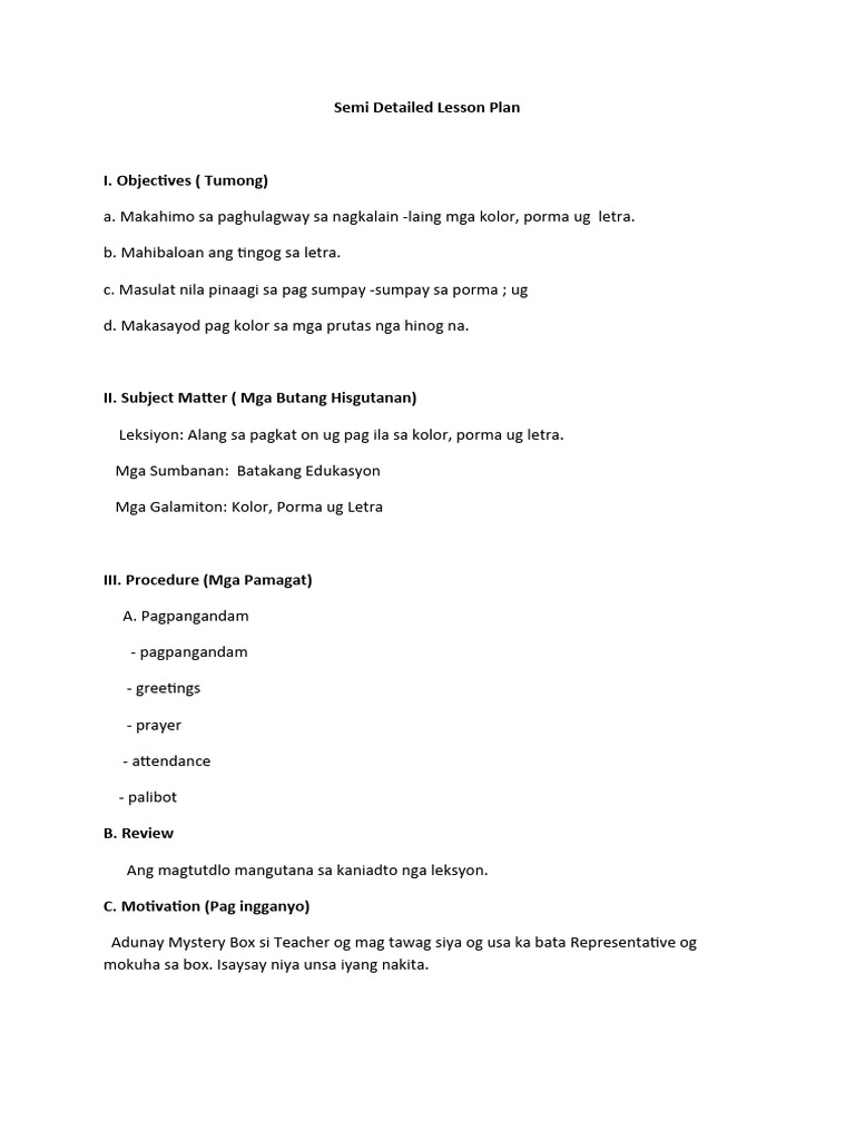 Semi-Detailed-Lesson-Plan-Ellen-Castro | PDF